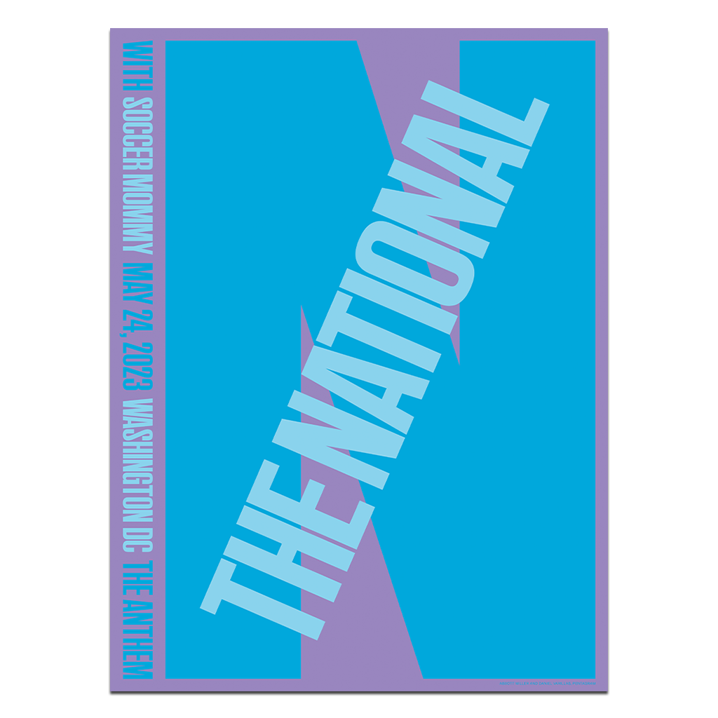 The National Washington, DC The Anthem Poster - May 24, 2023 - The ...